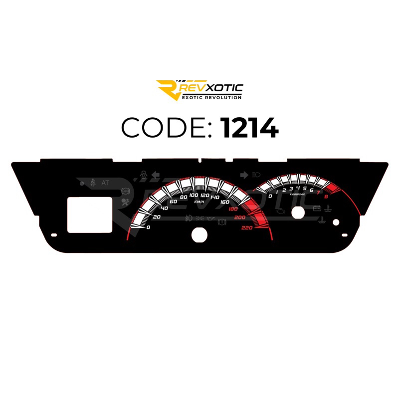 Papan Panel Custom Meter Perodua Alza 2009 - 2017 (Model sebelum ...
