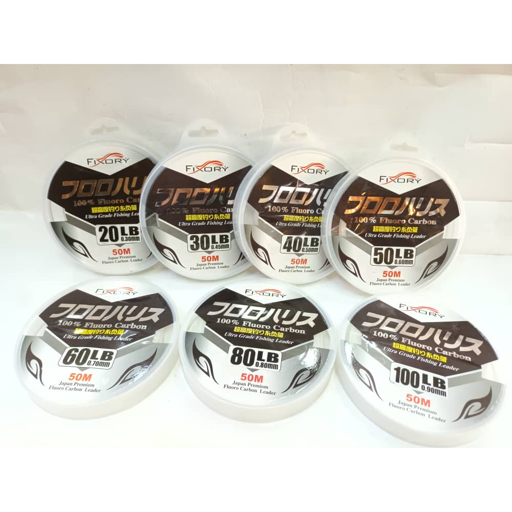 FIXORY ULTRA GRADE FISHING LEADER 100% FLUORO CARBON | Shopee Malaysia