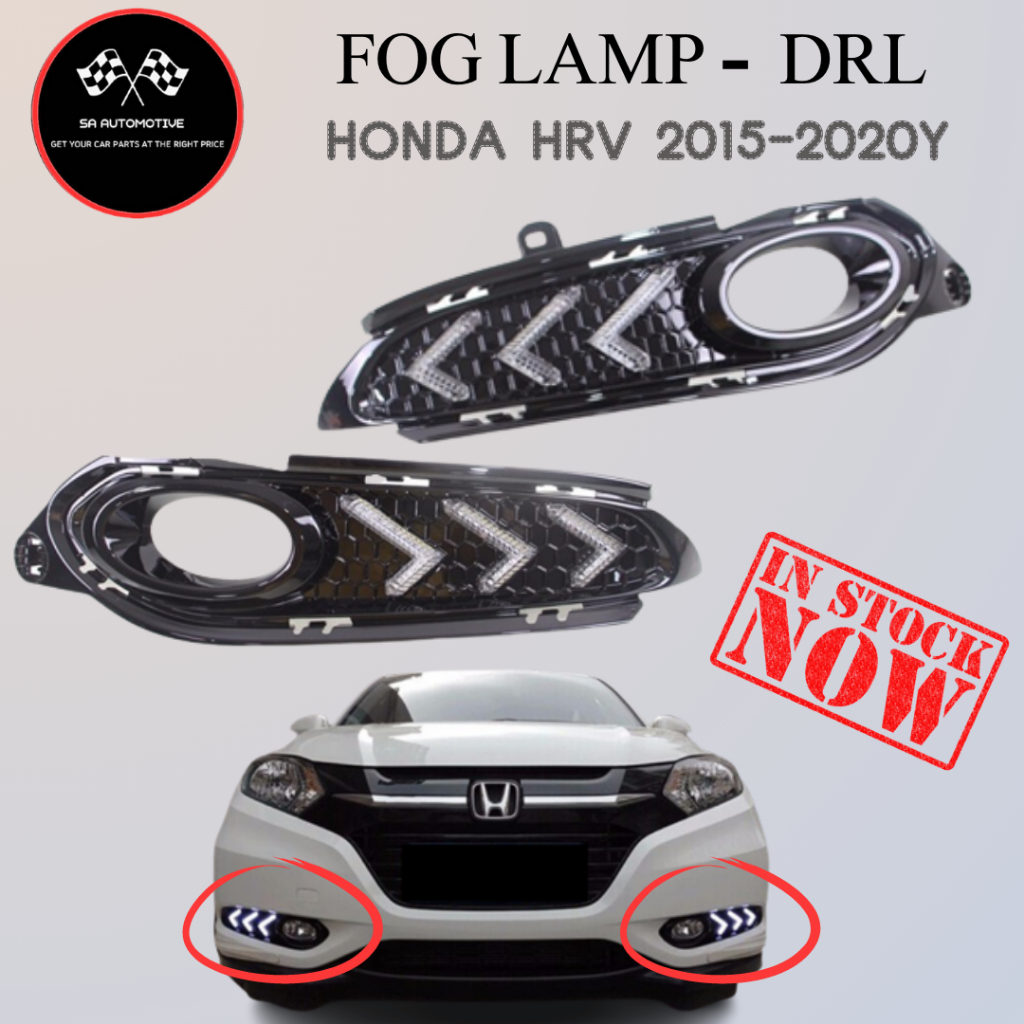 NEW DRL LED DAYLIGHT RUNNING LIGHT FOG LAMP FOR HONDA VEZEL HR-V HRV ...