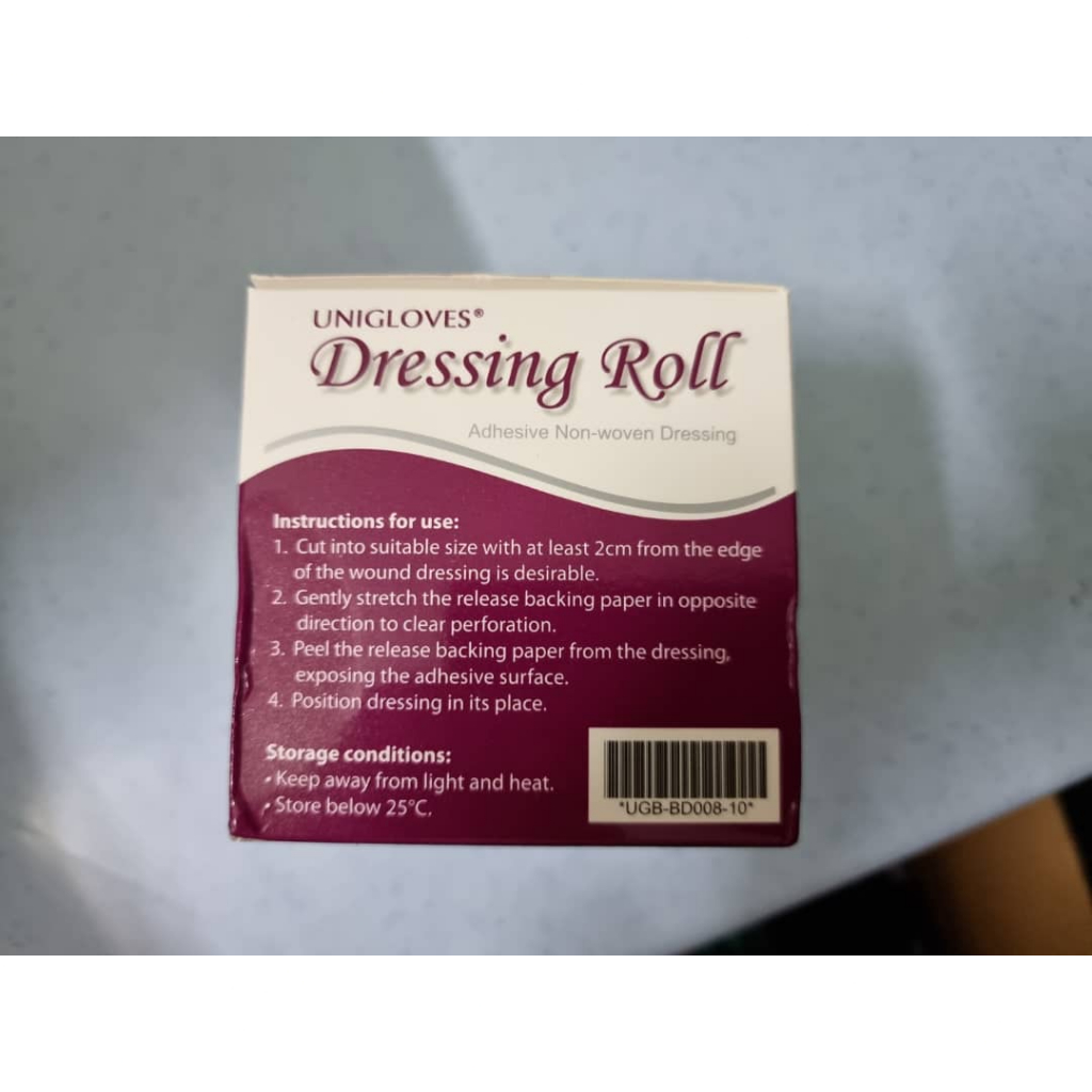 🔥Best Item🔥 [Ready Stock] | UNIGLOVES Dressing Roll, 1 roll/box (10cm ...