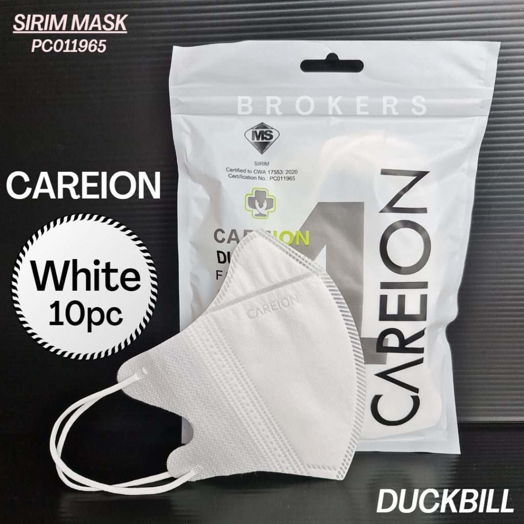 【CAREION SIRIM】Careion Duckbill 4ply Premium Face Mask 10pcs Pack Ready ...