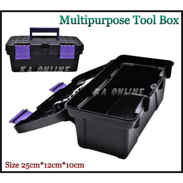 Multipurpose Plastic Mini Tool Box Lightweight Kotak Hardware Serbaguna ...
