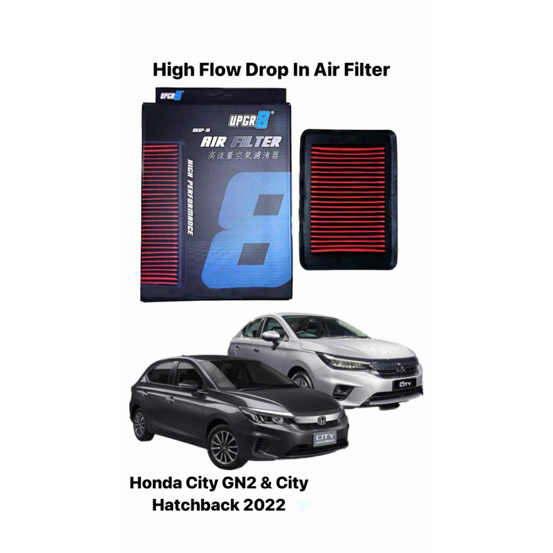 (HONDA CITY GN2/ CITY HATCHBACK) HIGH FLOW DROP IN AIR Filter city gn5 ...