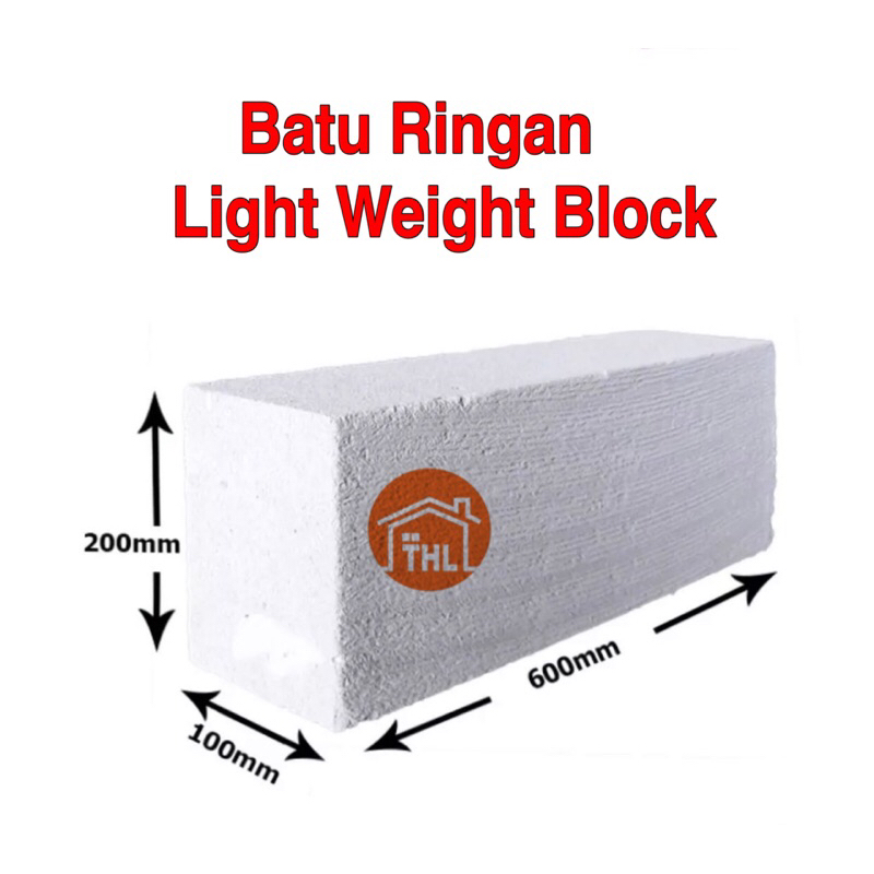 *FREE DELIVERY !!! Batu Ringan / Light Weight Block 200mm x 100mm x ...