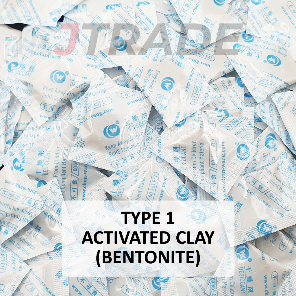 Silica Gel Food Grade Desiccant Activated Clay (Bentonite) | Shopee Malaysia