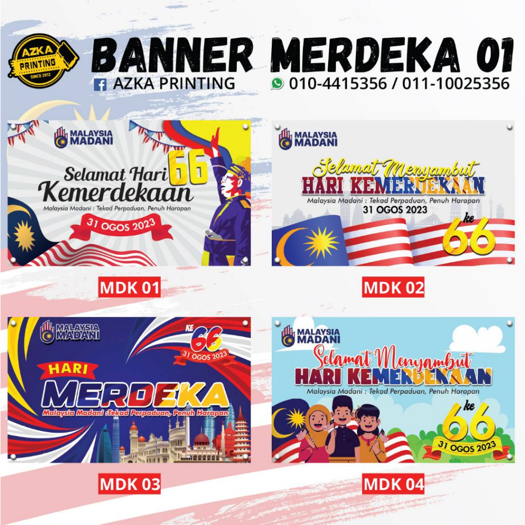 BUNTING HARI MERDEKA | BUNTING SAMBUTAN KEMERDEKAAN | INDEPENDENCE DAY ...