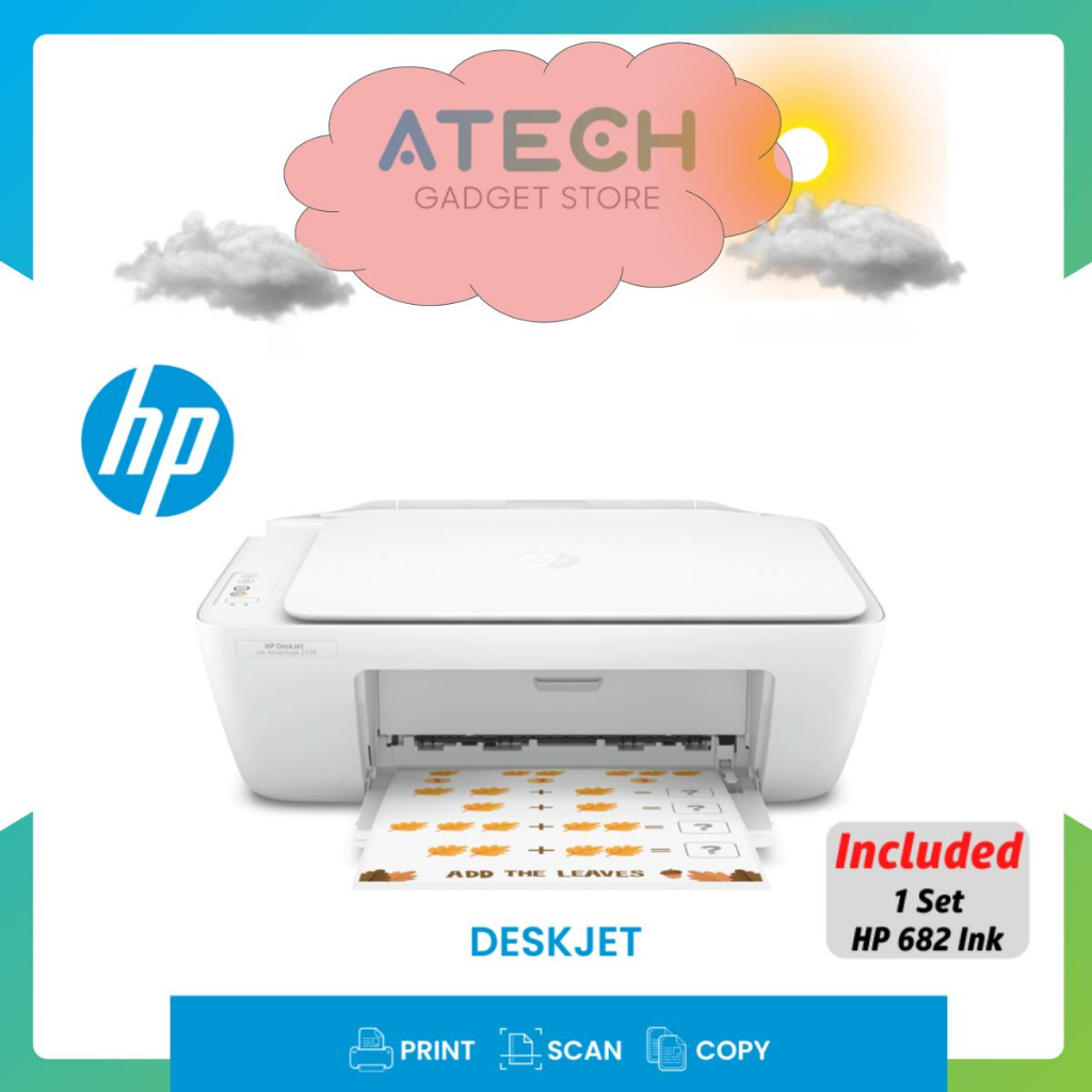 HP 2336 DeskJet Ink Advantage All In One Printer - Print / Scan / Copy - 3 years warranty (inks ...