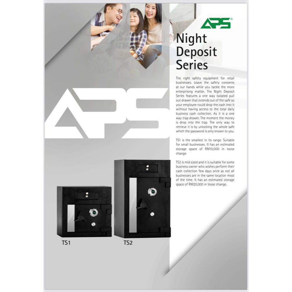 APS TS1 TS2 Deposit Safe Office School Home Fire Resistant Attacks ...