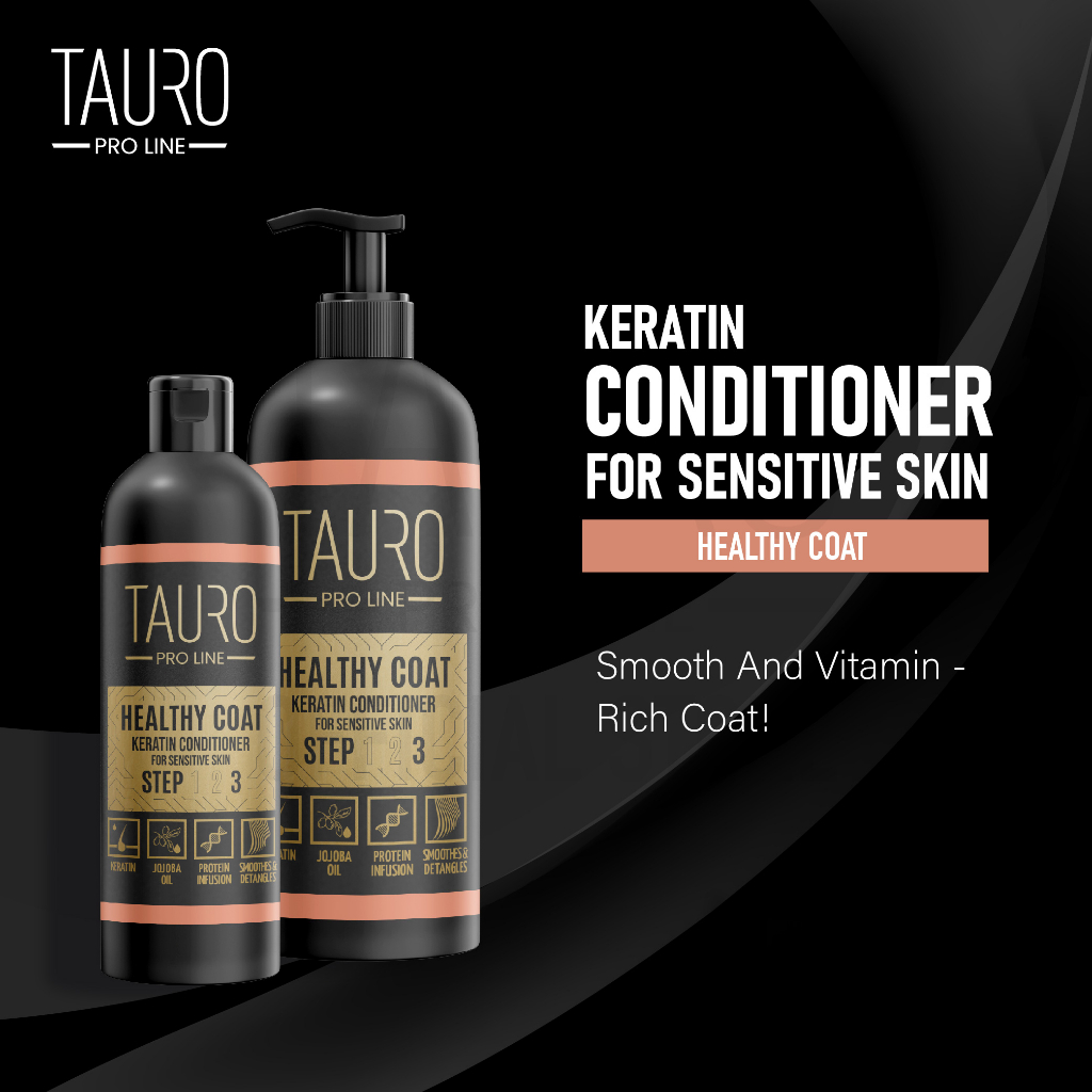 Tauro Pro Line Healthy Coat Keratin Conditioner (250 ml / 1 L) | Shopee ...