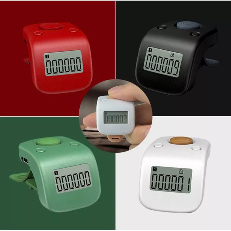 KL Stock Tasbih Digital Counter Electronic USB Rechargeable LED Mini ...