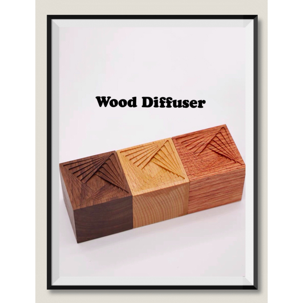 Square Line design Reed Wood Diffuser Aromatherapy diffused Wood Air ...