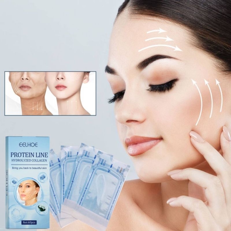 EELHOE PROTEIN LINE HYDROLYZED COLLAGEN set benang pengangkat kulit ...