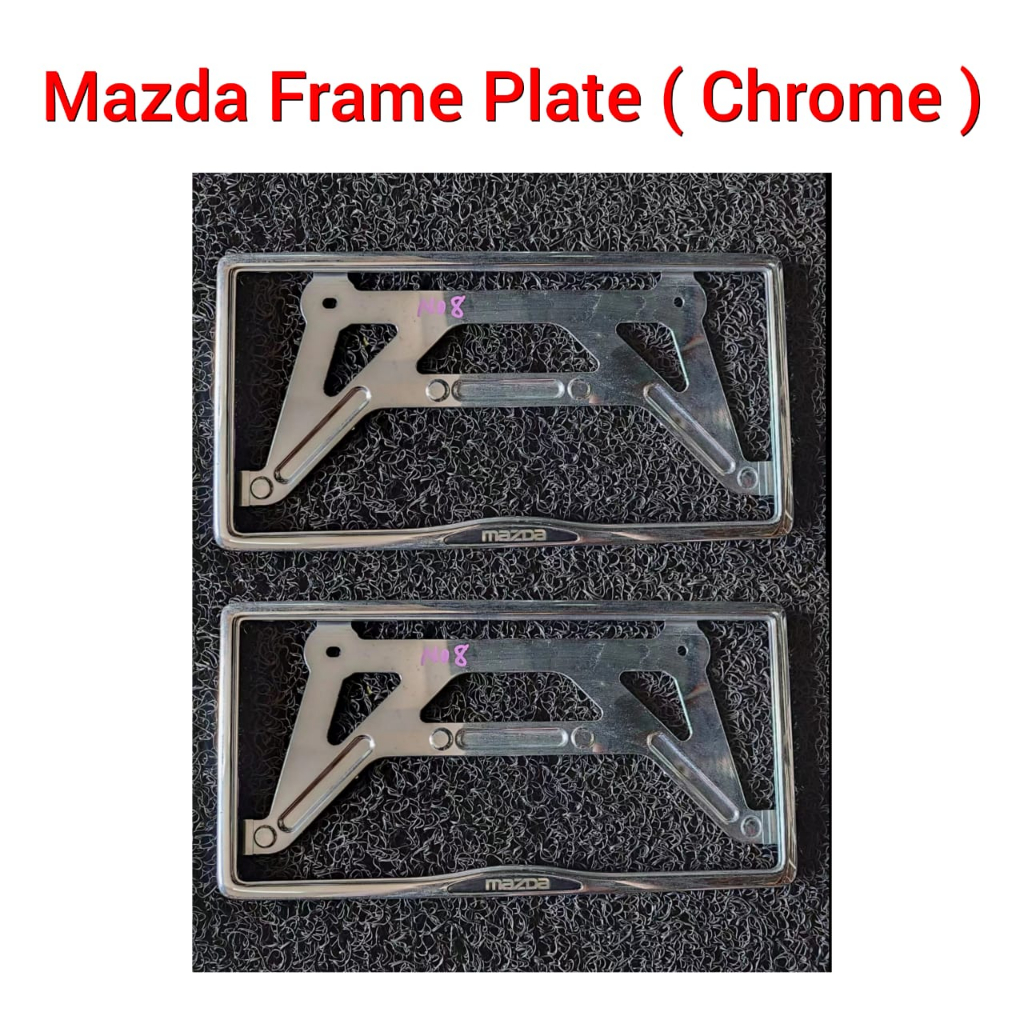 Mazda Frame Plate ( Chrome ) / Car Number Plat / Papan Nombor Kereta ...