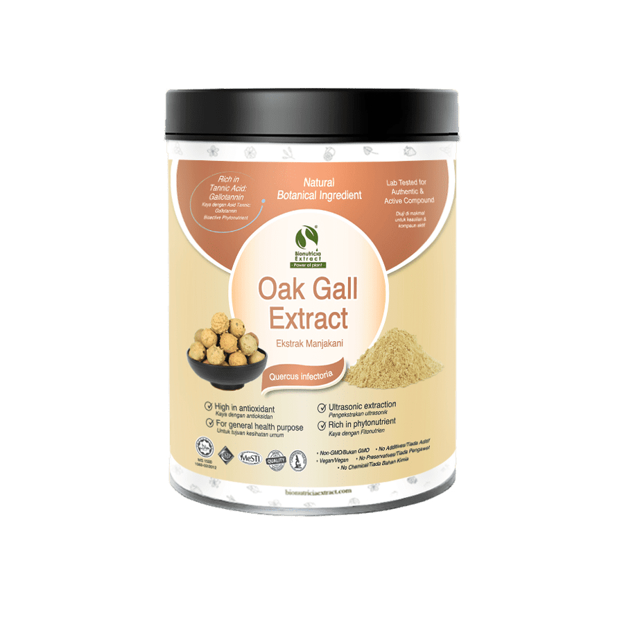 Oak Gall Manjakani Quercus Infectoria Standardized Extract Powder 60-75 ...