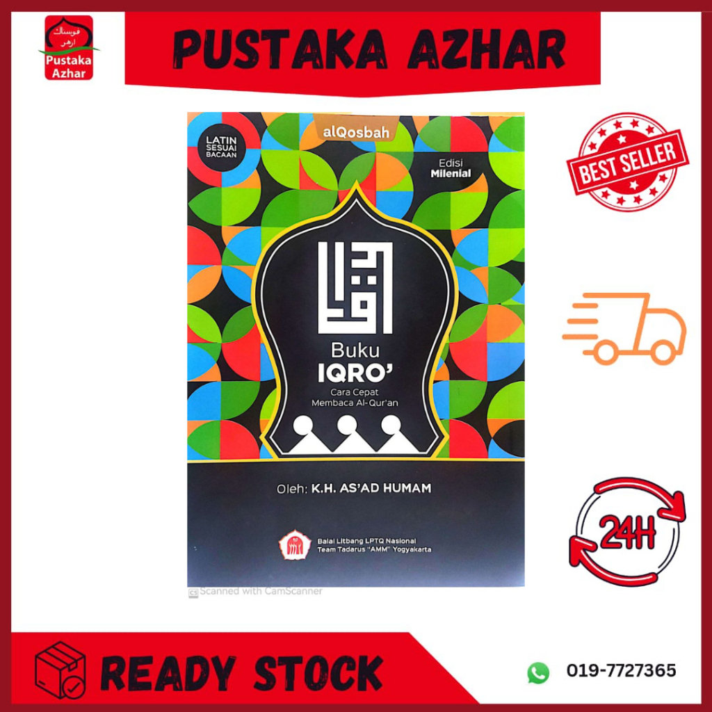BUKU IQRO' AL QOSBAH EDISI MILENIAL BUKU IQRA' & MUQADDAM CARA CEPAT ...