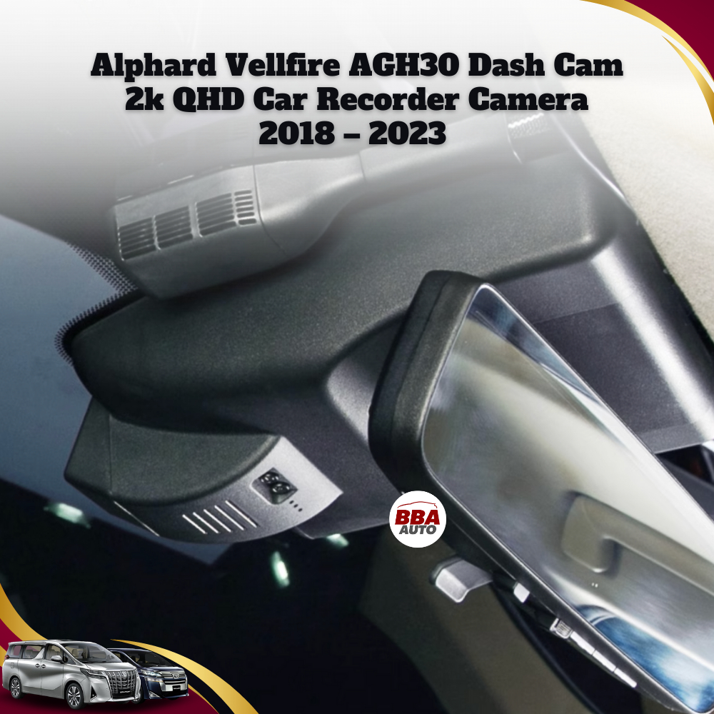 Toyota Alphard Vellfire AGH30 AGH40 AH40 Dash Cam 4K Car Recorder ...