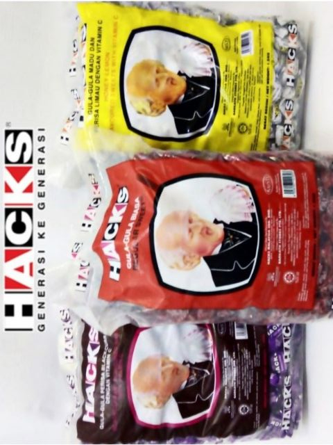HACKS ( REGULAR/LEMON/BLACKCURRANT) 1.8kg 600+- | Shopee Malaysia