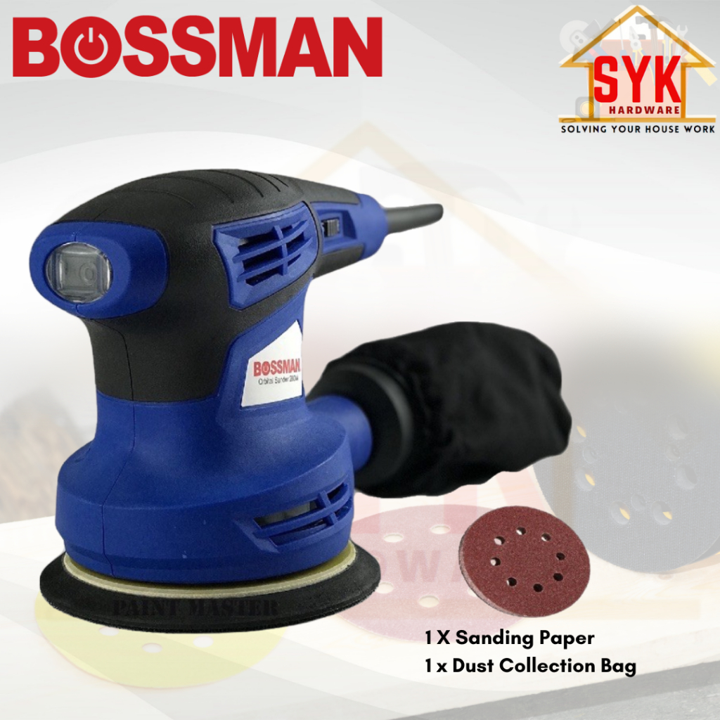 SYK Bossman Daewoo BOS-5032 DAOS300 Orbital Sander Machine Wood Sanding ...