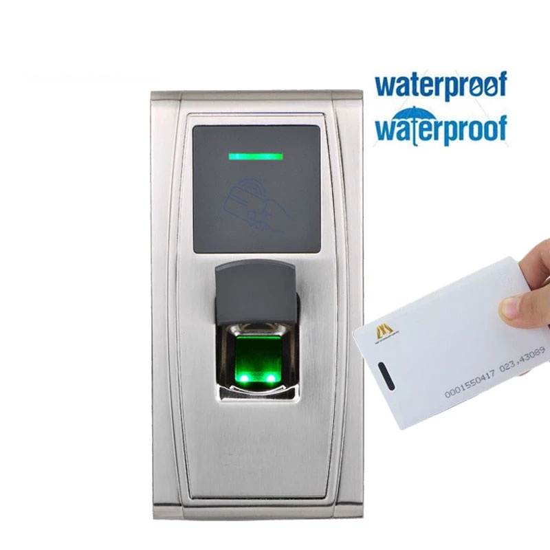 ZKTECO Attendance Fingerprint Reader Metallic Casing Outdoor RFID ...