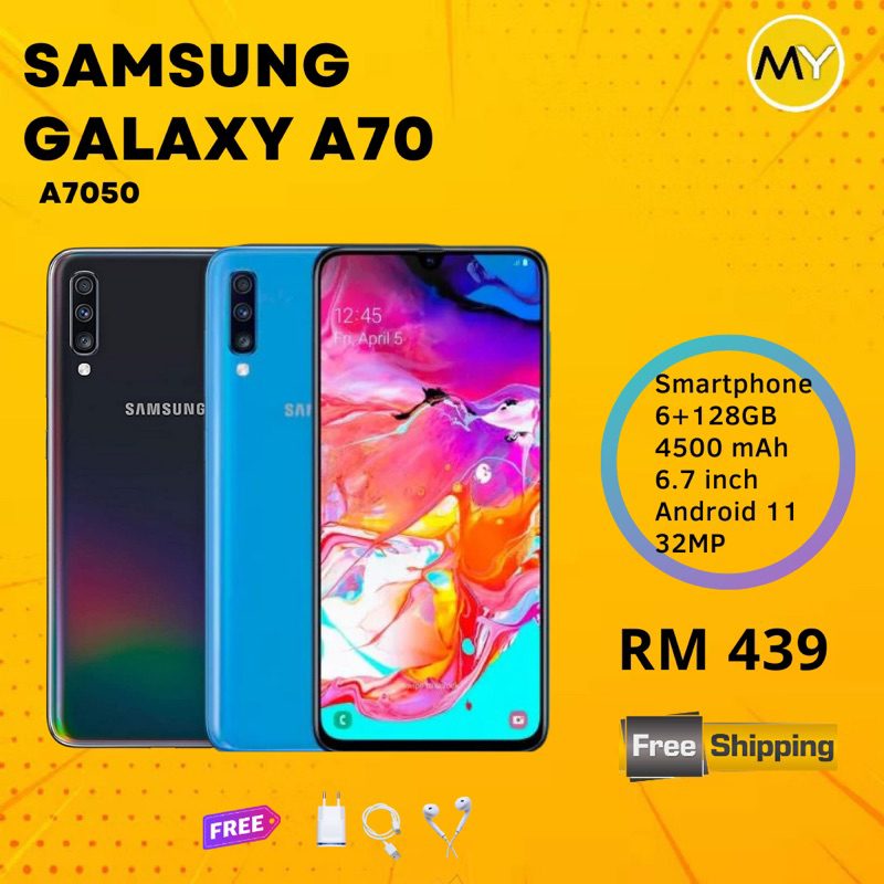 Original Samsung Galaxy A70 6+128GB (A7050) 100% Original Parts & LCD ...