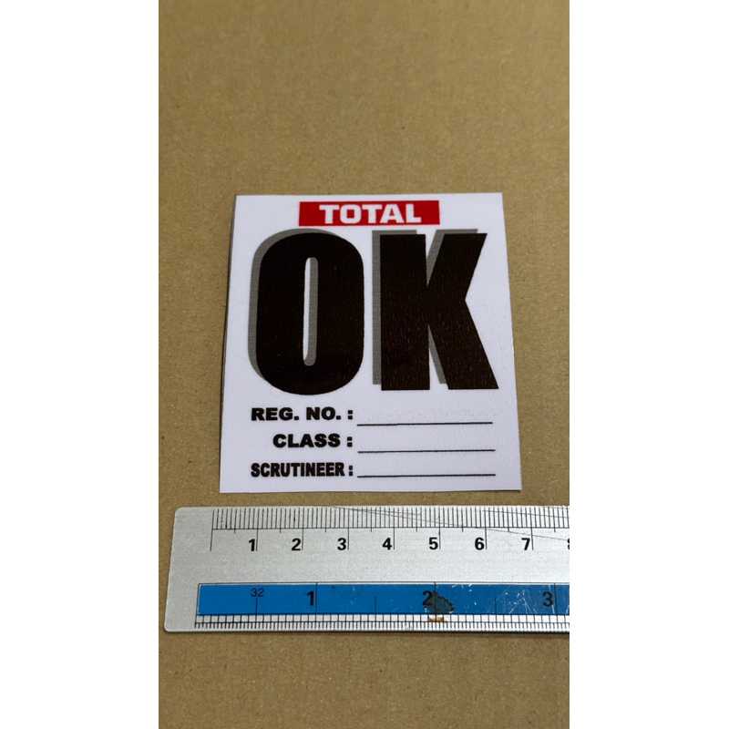 Sticker race only pass ok logo | Shopee Malaysia