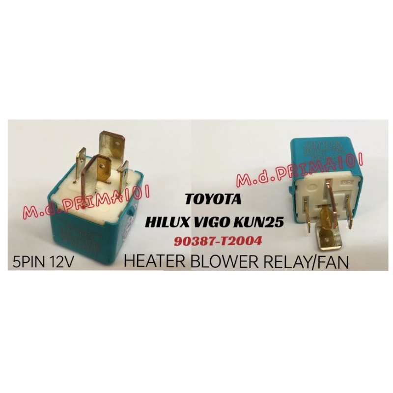 TOYOTA HILUX VIGO KUN25 HEATER BLOWER RELAY/FAN | Shopee Malaysia