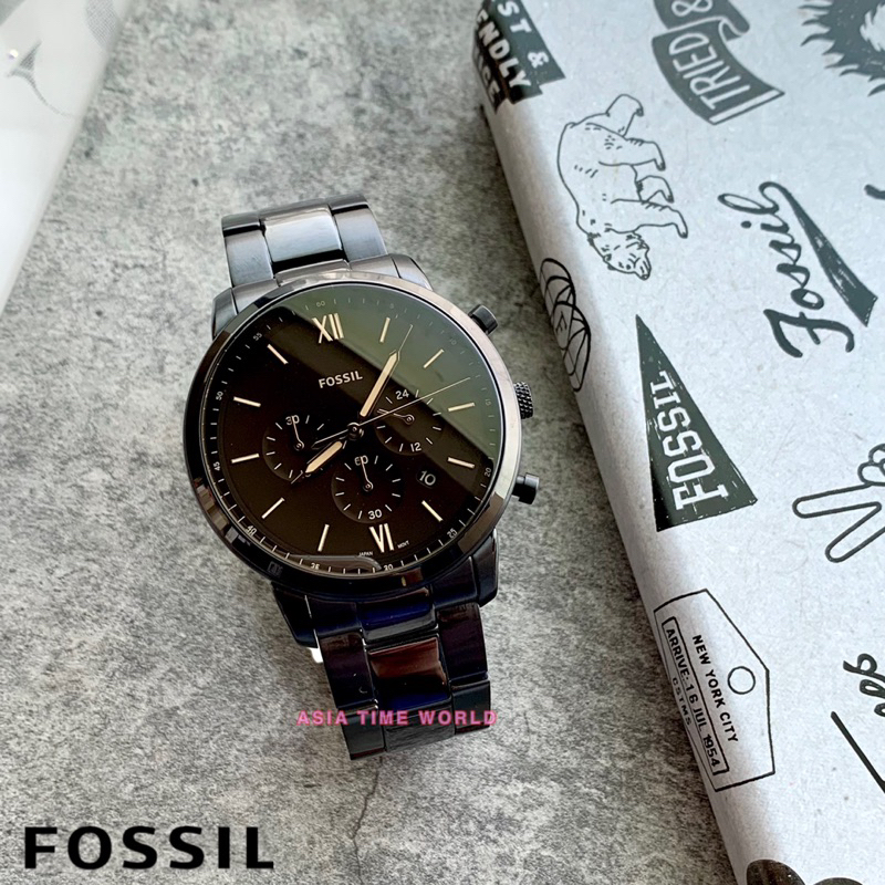 [Original] FOSSIL FS5525 Chronograph Men Watch with Black Stainless ...