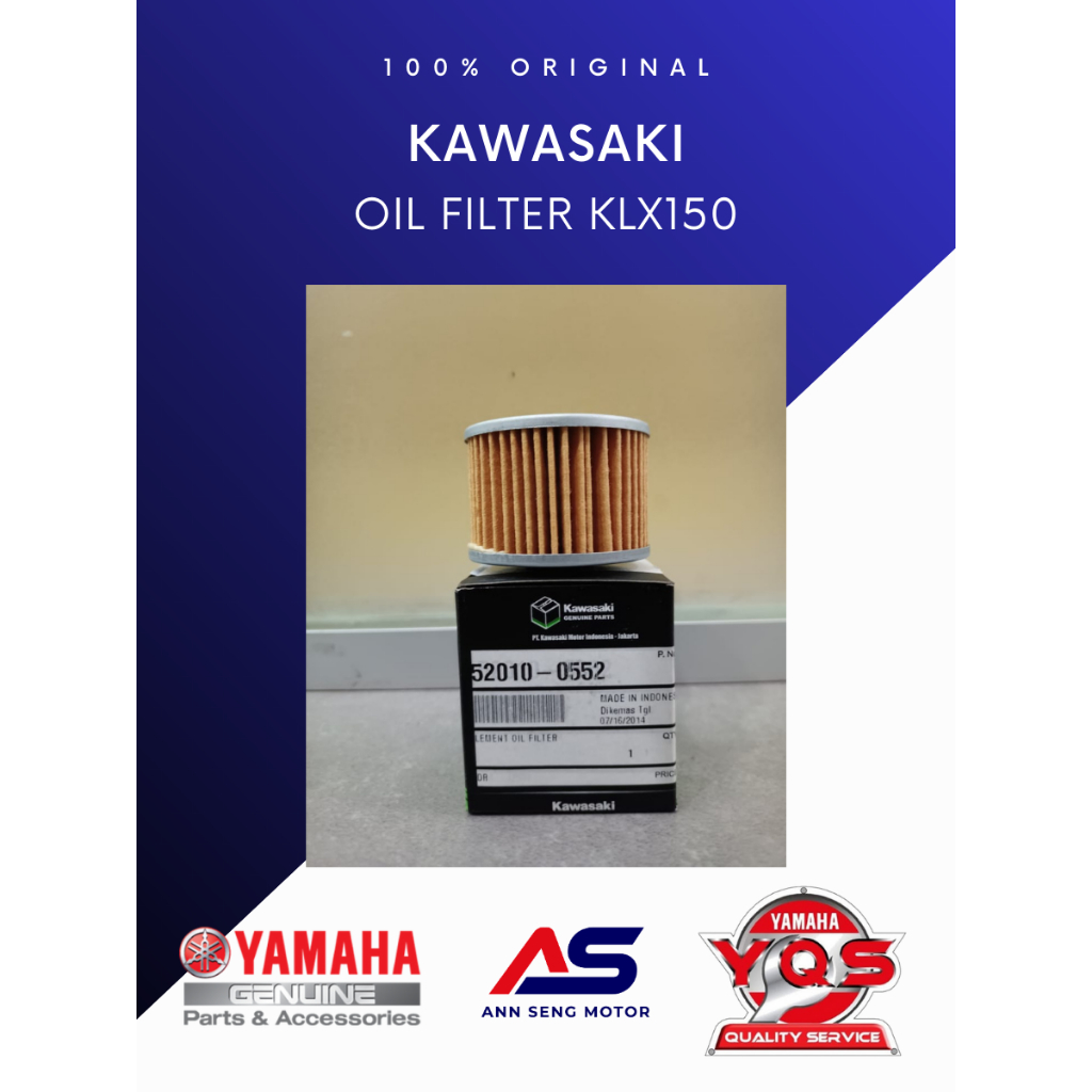 KAWASAKI ELEMENT OIL FILTER ORIGINAL (52010-0552) | Shopee Malaysia