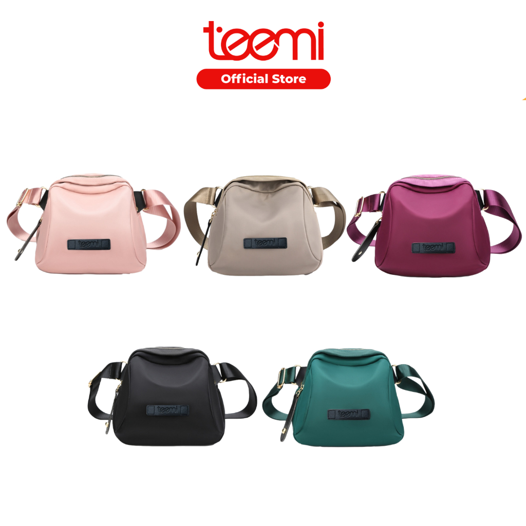 TEEMI Beg Silang Wanita Women Korean Hobo Style Sling Bag Nylon Water ...