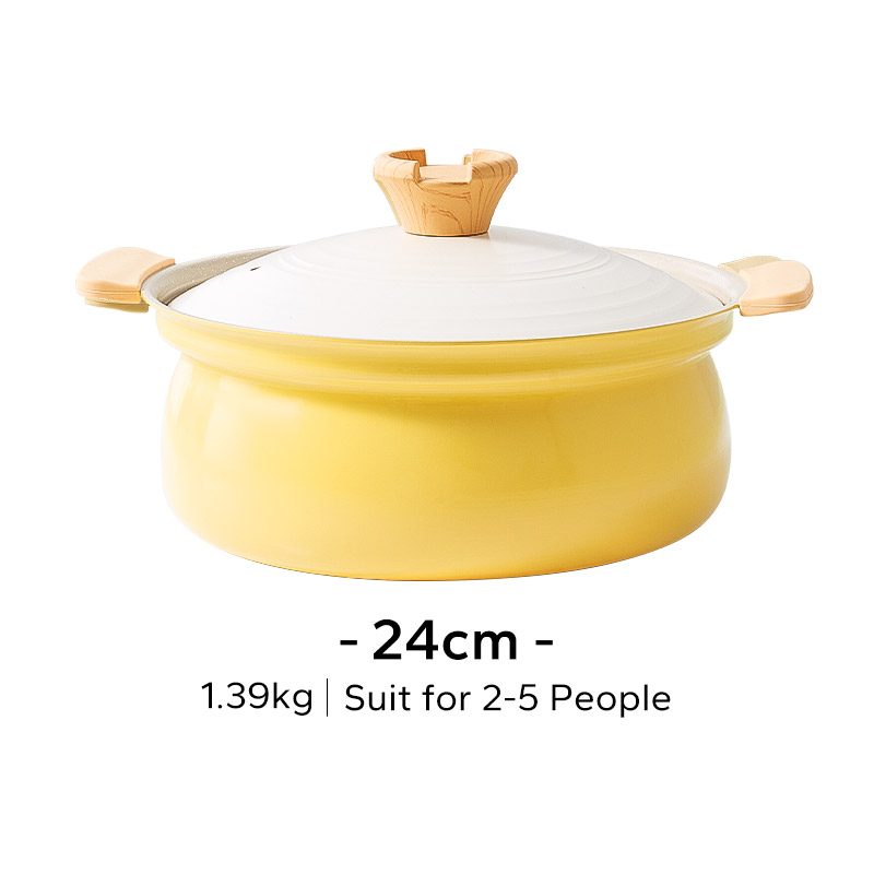 Redchef Nonstick Ceramic Rock Table Soup Pot Non Toxic, PFAS& PTFE ...