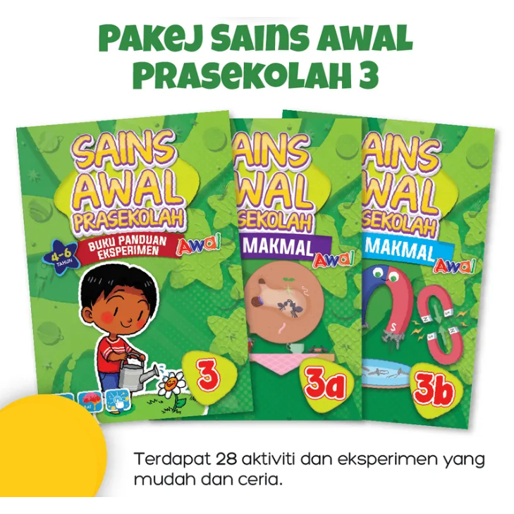 Pakej Sains Awal Prasekolah 3 (4-6 Tahun) | Shopee Malaysia