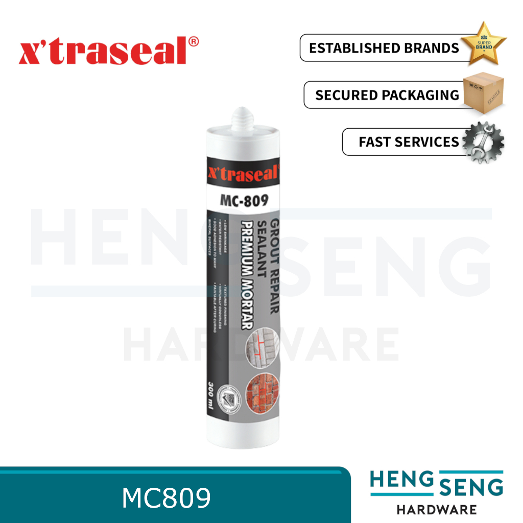 XTRASEAL MC-809 GROUT REPAIR SEALANT GREY MC809 SILICONE SILICON ...