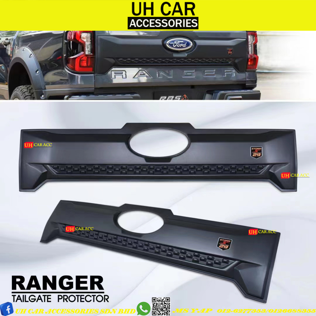 FORD RANGER T9 2022 2023 THAILAND RBS REAR TAILGATE PROTECTOR COVER ...