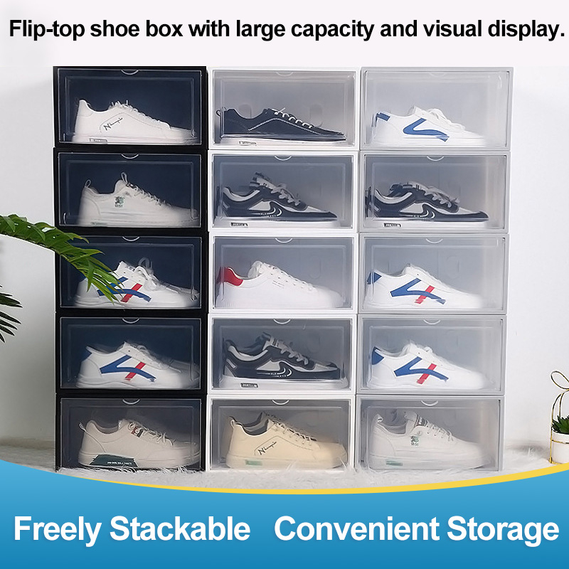 【Ready Stock】Flip-top Shoe Box with Large Capacity and Visual Display ...
