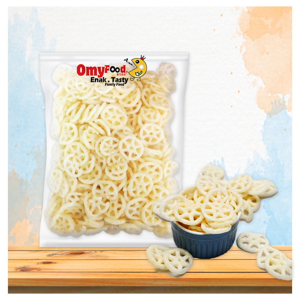 250g Pops Wheel Snack Keropok Roda Kentang Masin [OmyFood] | Shopee ...