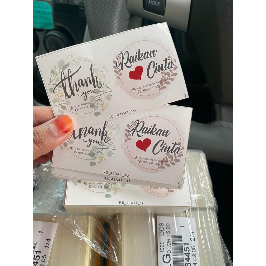 Customized Sticker Perkahwinan / Pernikahan / Pertunangan / Doorgift ...