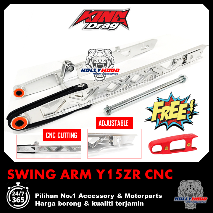 ULTIMATE PRO SWING ARM YAMAHA Y15 Y16 LC135 CNC ALLOY KINGDRAG HYPERTEQ ...