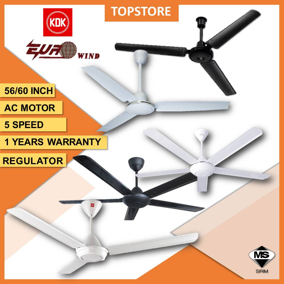 EUROWIND 56/60 inch Ceiling Fan Regulator | DEKA 56inch DK10 | KDK ...