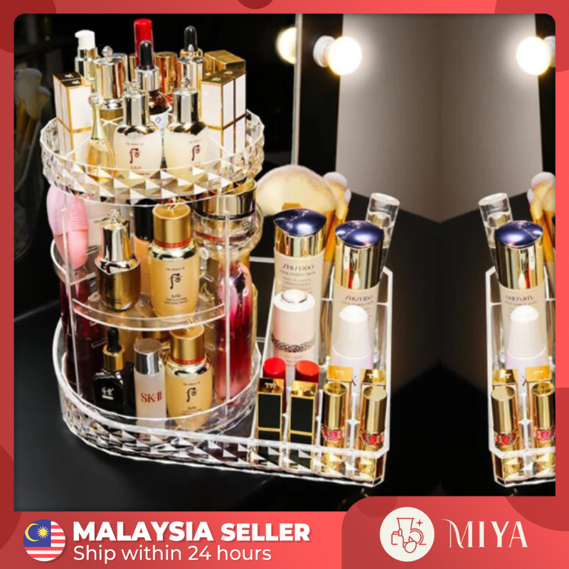Akrilik Bekas Makeup Transparent Acrylic Skincare Makeup Organizer ...