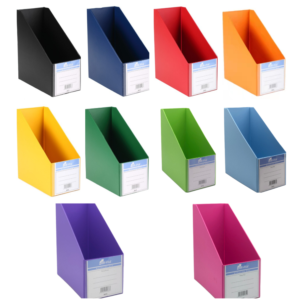 Emi File 5" PVC Magazine Box File Mix Colour | Shopee Malaysia