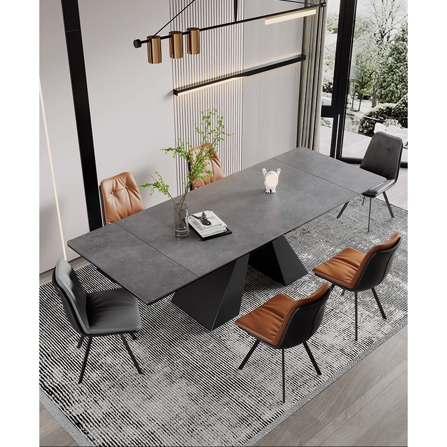 LSD Italy imported sintered stone dining table extendable dining table ...