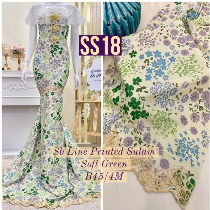 KAIN PASANG SB LINE PRINTED BERSULAM VIRAL-OPEN METER(Bidang 45 ...