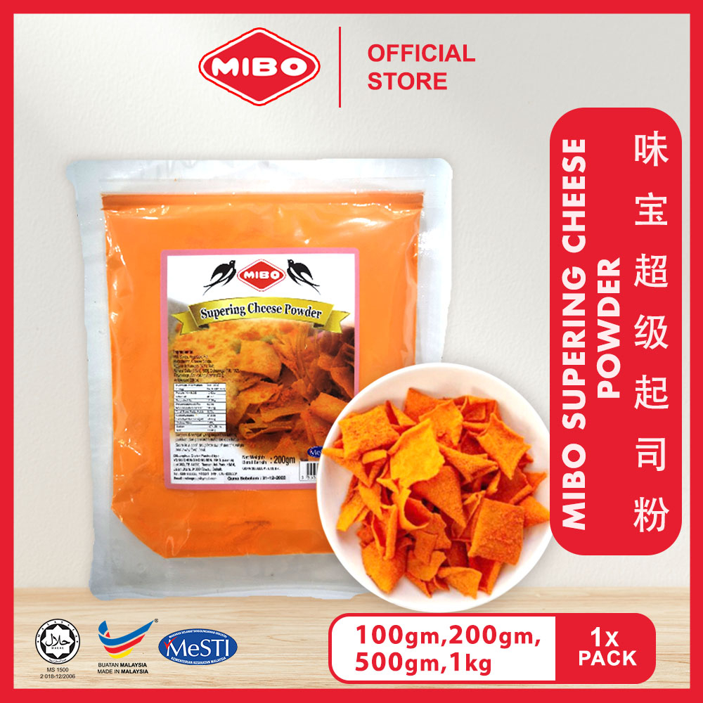 [Ready Stock] MIBO Supering Cheesy Cheese Powder 100gm,200gm,500gm,1kg ...