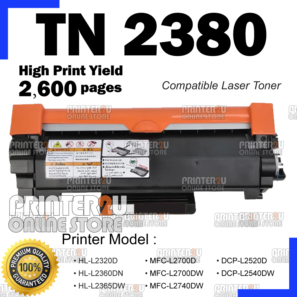 Compatible TN2380 DR2355 Drum Brother HL-L2320D HL-L2360DN HL-L2365DW ...