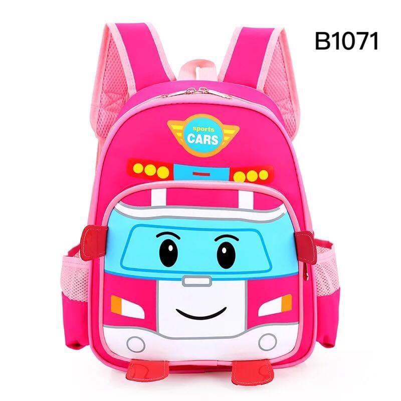 Robocar Poli Children Backpack School Bag | Shopee Malaysia