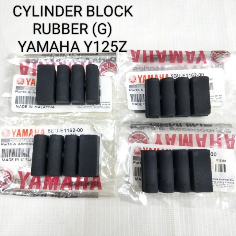 CYLINDER BLOCK RUBBER (4PCS) YAMAHA 125Z Y125Z Y125ZR ABSORBER 1 DAMPER ...