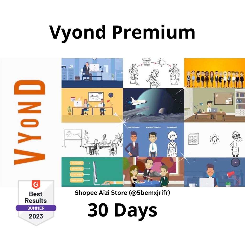 Vyond | Create Professional, Branded Anima | 30 Days Premium | 100% Warranty & Original | Shopee ...