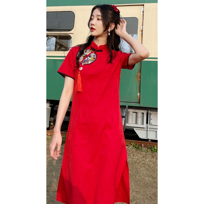 daidai (Ready Stock) Couple Outfit Cheongsam Traditional Wear Women ...
