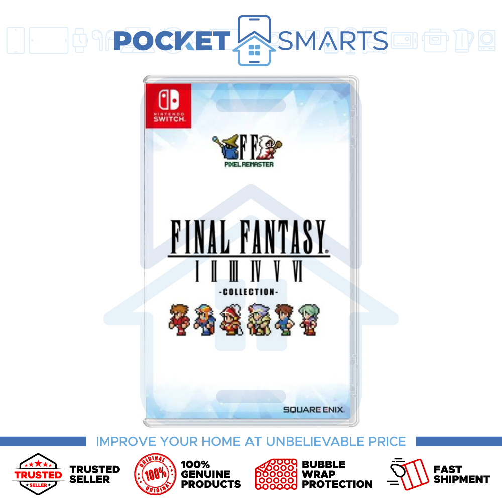 [100% Authentic] FINAL FANTASY I-VI Bundle Pixel Remaster Collection ...