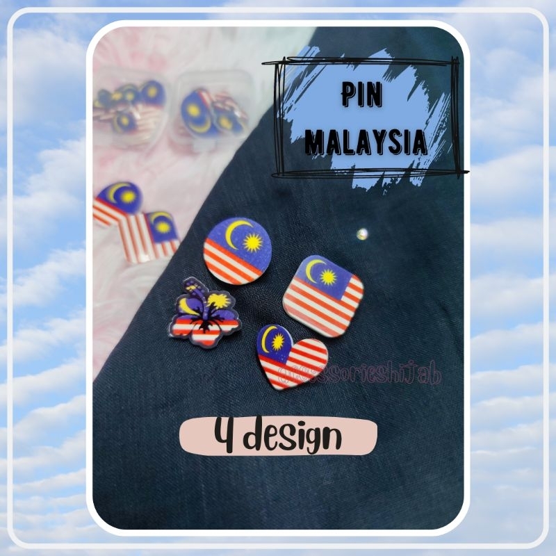 1 SET PIN BROOCH MERDEKA 2024 BUTANG MERDEKA | Shopee Malaysia